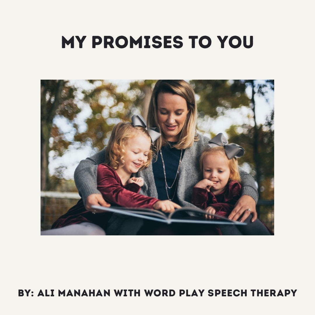 My Promises To You – Word Play Speech Therapy